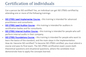 DISC InfoSec blogCertification of individuals | DISC InfoSec blog