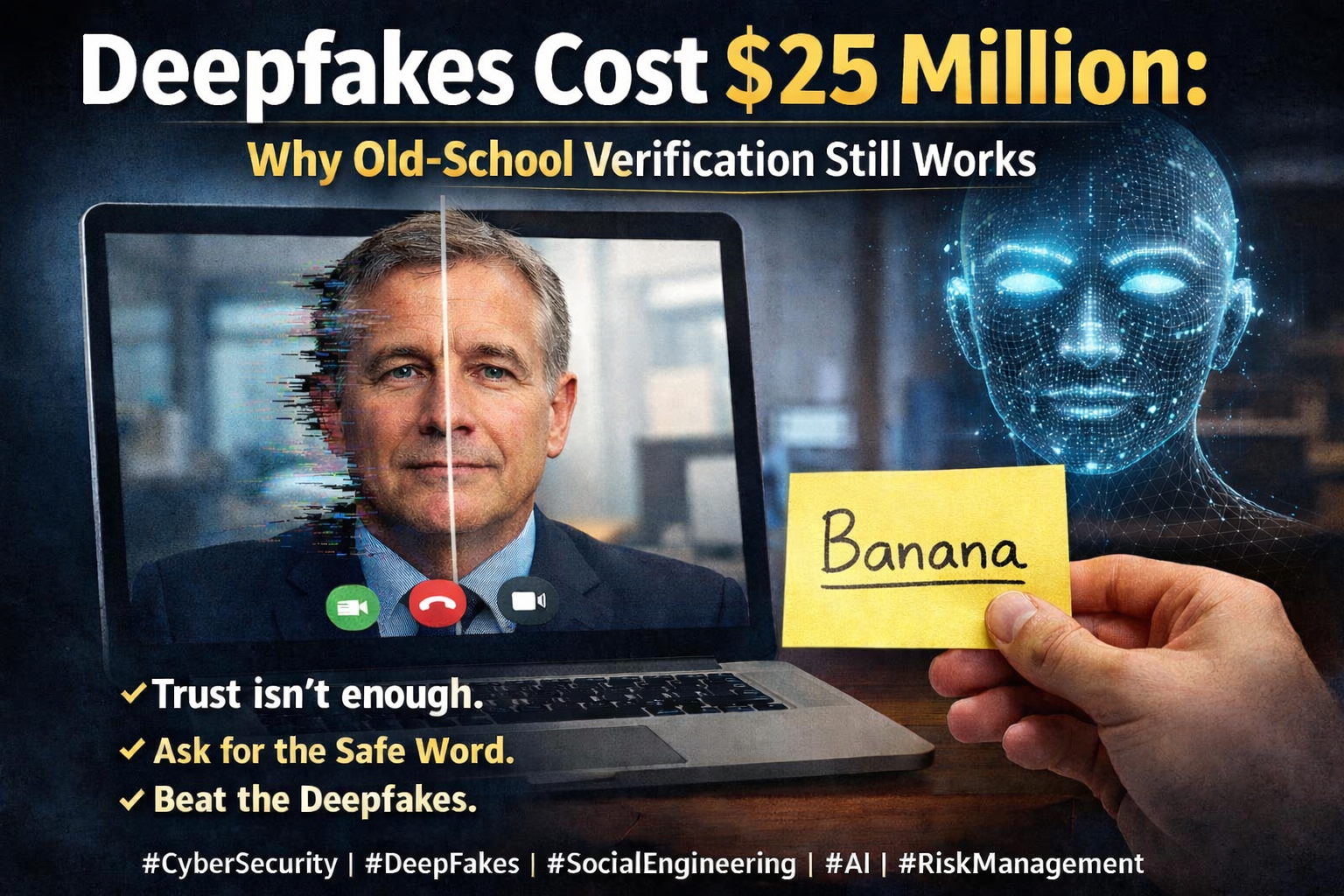 DISC InfoSec blogDeepfakes Cost $25 Million: Why Old-School ...
